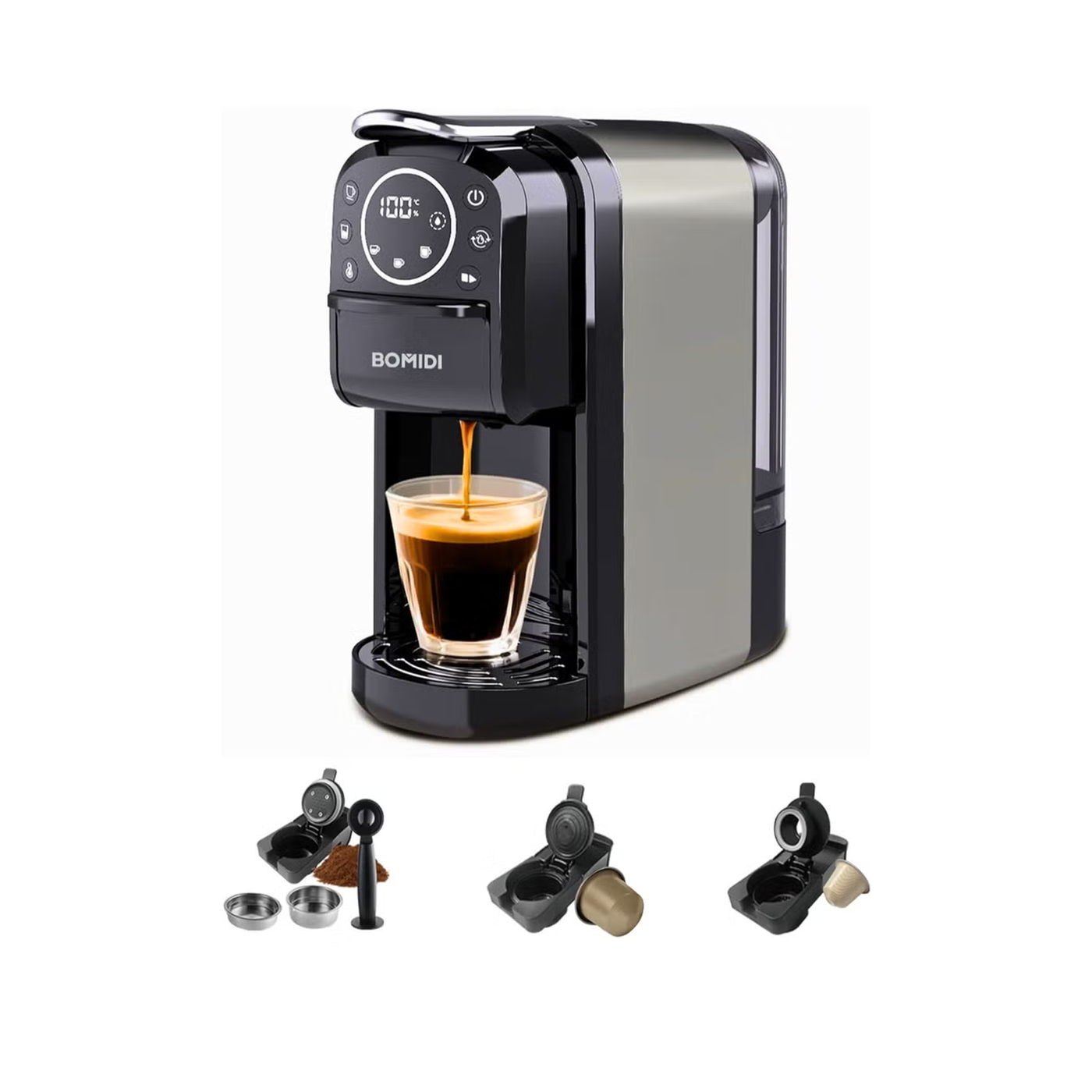 BOMIDI CM01 3-in-1 Capsule Coffee Machine – Nespresso, Dolce Gusto ...