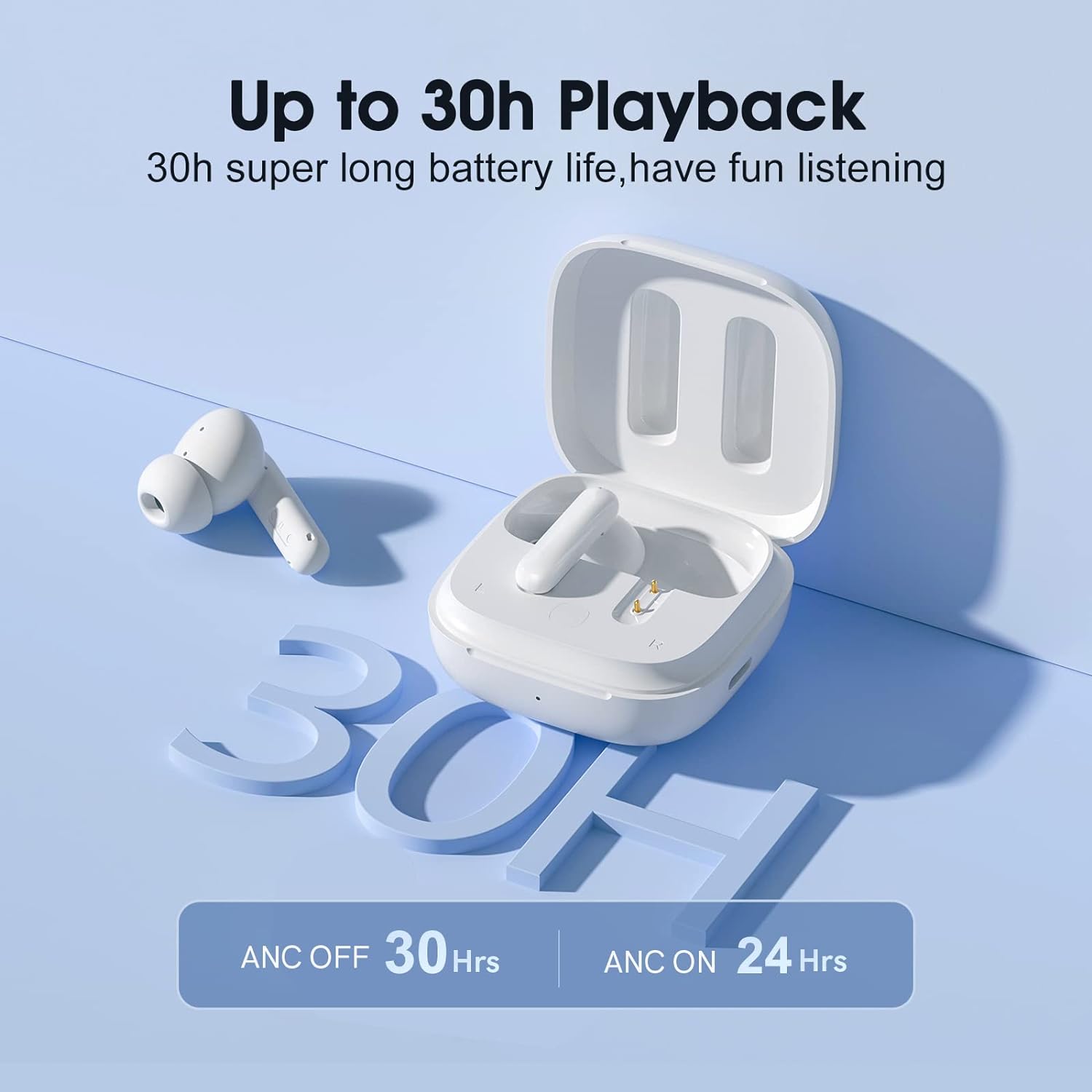 QCY T13 ANC2 Truly Wireless Earbuds With Active Noice Cancellation - W ...
