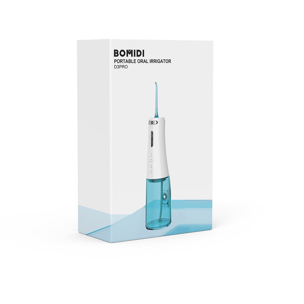 Bomidi D3PRO Portable Oral Water Flosser 360 Rotatable Nozzle 300ml - – ORRO HOME